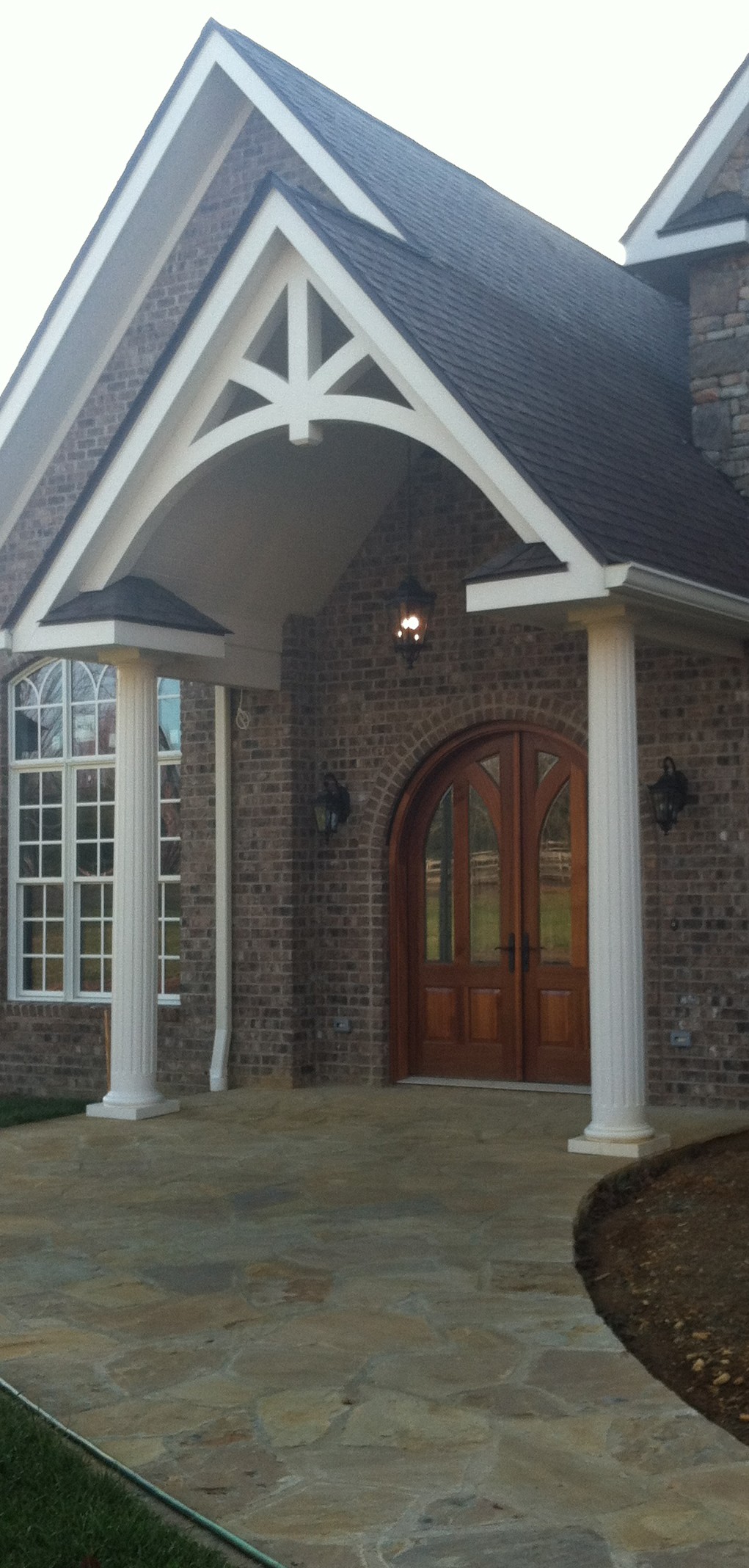 Round Fluted Tapered Column