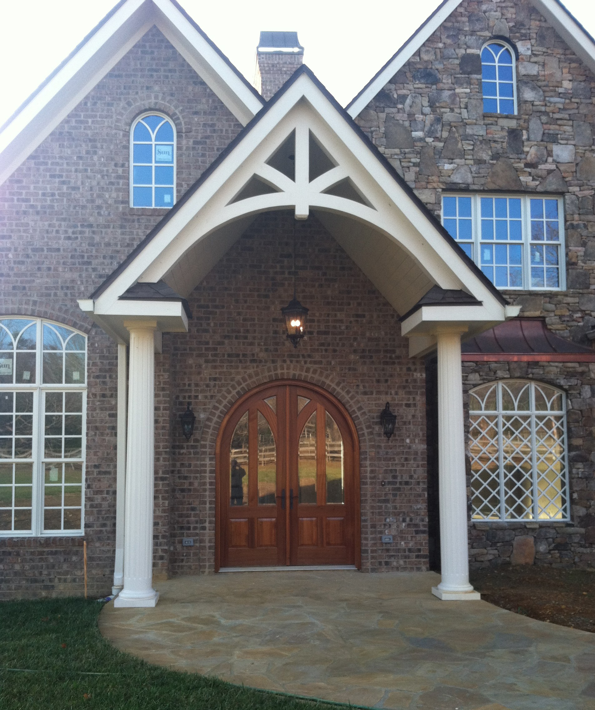 Round Fluted Tapered Column